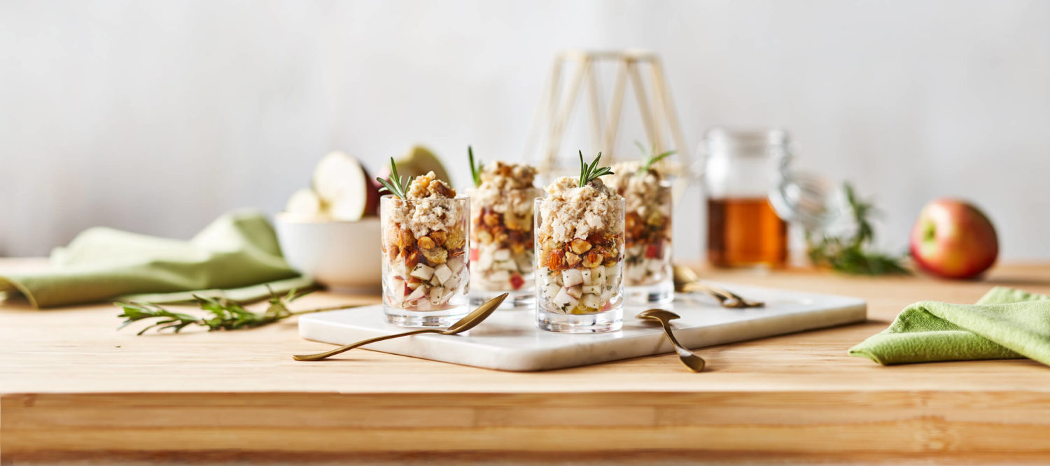 Recipe | Boursin® and Apple Festive Verrines | Boursin® Canada