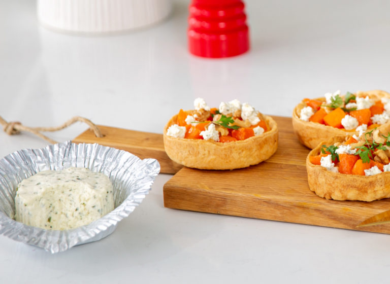 Recipe | Double Pumpkin Pies with Walnuts | Boursin® Canada