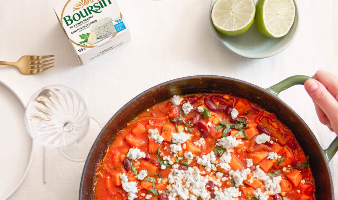Recette | Chili végétarien au Boursin | Boursin® Canada
